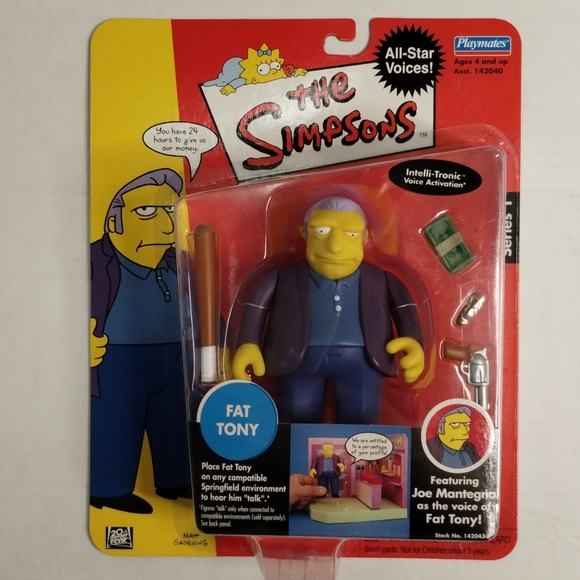 Playmates | Toys | The Simpsons Fat Tony Intelli Tronic Figure Series ...